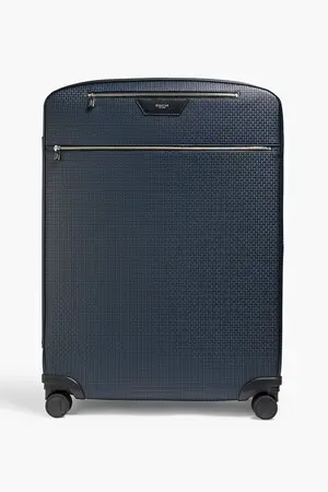 SERAPIAN Embossed Coatedcanvas Suitcase - Midnight Blue