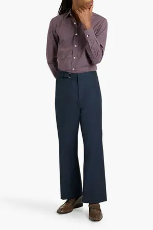 Canali Printed Cottonpoplin Shirt