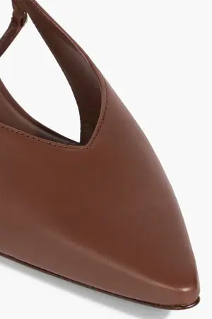 Vince Ines Leather Slingback Pointtoe Flats
