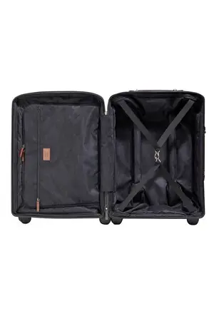 SERAPIAN Embossed Coatedcanvas Carryon Suitcase