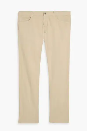 Canali Cottonblend Twill Chinos - Sand