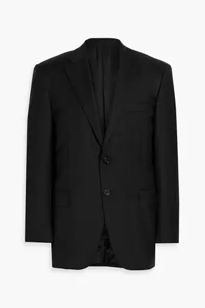 Canali Cuprotwill Blazer - Black