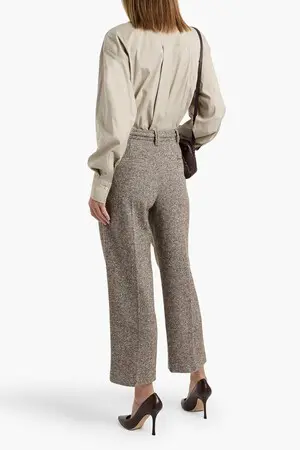 Brunello Cucinelli Embellished Cotton-blend Poplin Shirt