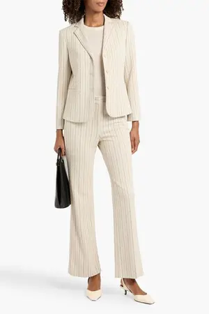 Theory Striped Crepejersey Blazer