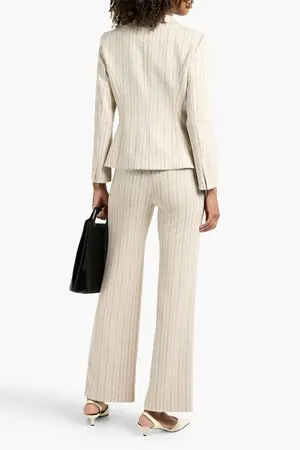 Theory Striped Crepejersey Blazer
