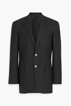 Canali Wool Blazer - Black