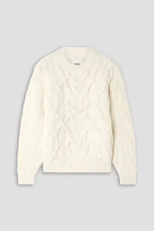 Isabel Marant Étoile Basiliane Cableknit Woolblend Sweater