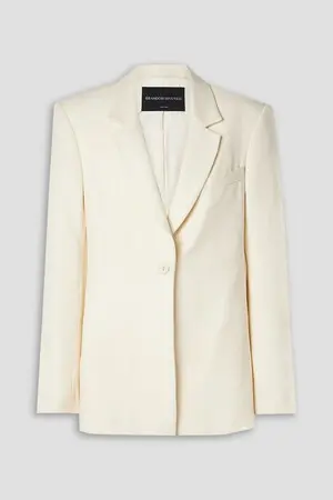 Brandon Maxwell Woolblend Blazer - Ivory
