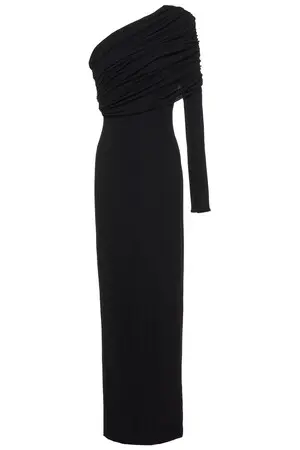 Alexandre Vauthier Onesleeve Draped Terry Gown