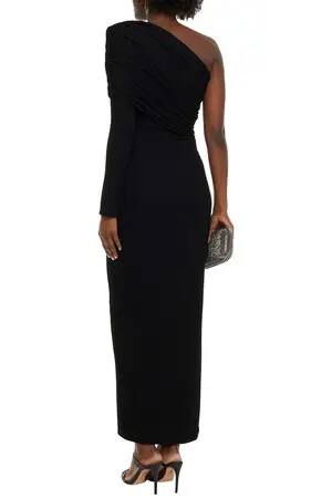 Alexandre Vauthier Onesleeve Draped Terry Gown