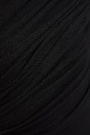 Alexandre Vauthier Onesleeve Draped Terry Gown