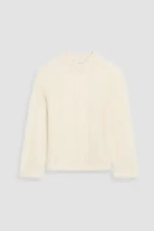 Brunello Cucinelli Brushed Mohair And Silkblend Mockneck Sweater