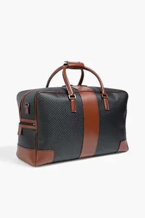 SERAPIAN Embossed Coated Canvas Duffle Bag