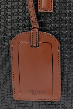 SERAPIAN Embossed Coated Canvas Duffle Bag