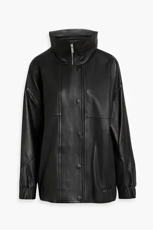 Theory Leather Jacket - Black