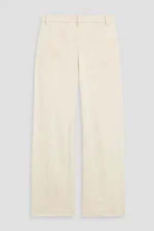 Brunello Cucinelli Satin-crepe Wide-leg Pants
