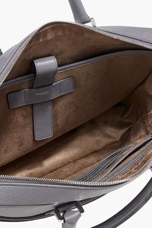 SERAPIAN Pebbledleather Briefcase