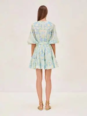 Alexis Capri Dress - Blue Vine