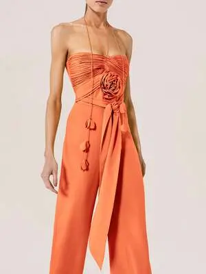 Alexis Katalia Jumpsuit With Rose Detail