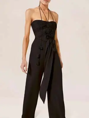 Alexis Katalia Jumpsuit With Rose Detail