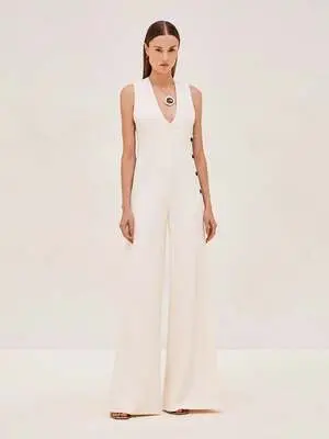 Alexis Powell Jumpsuit - Ivory