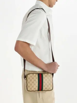 Gucci Web Detail Gg Mini Bag