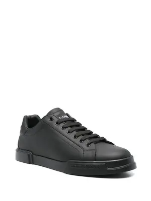 Dolce & Gabbana Leather Lace-up Sneakers
