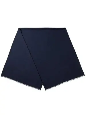 Gucci Jacquard-pattern Scarf - Blue