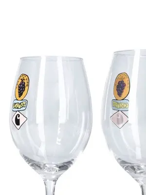 Carhartt Work In Progress Printed Wine Glasses