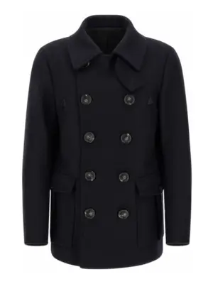 Dsquared2 Double-breasted Wool Coat - Blue