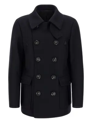 Dsquared2 Double-breasted Wool Coat