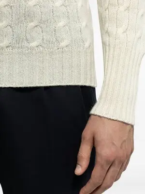 DRUMOHR Wool Sweater With Cables
