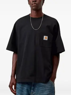 Carhartt Work In Progress Logo T-shirt - Black