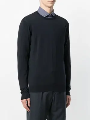 DRUMOHR Long Sleeve Crew Neck Sweater