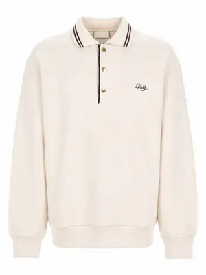 Drole De Monsieur Polo In Cotone Con Logo - Beige