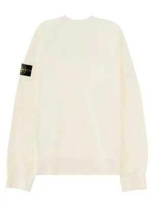 Stone Island Felpa Con Patch Logo