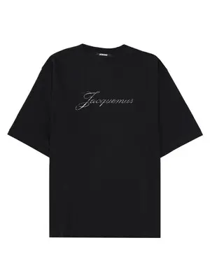 Jacquemus T-shirt Con Logo - Black