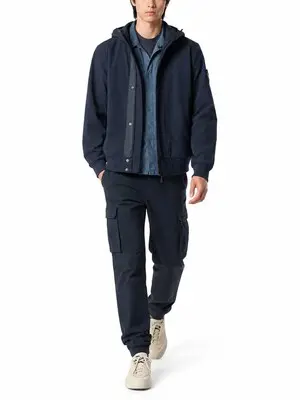 Stone Island Hooded Zip-up Jacket