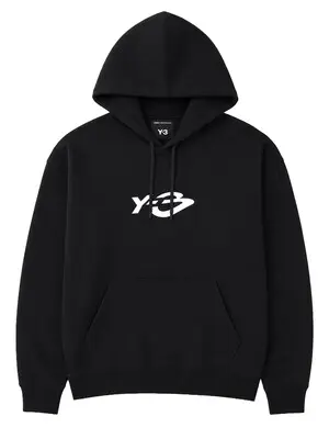 Y3 Felpa Con Logo - Black