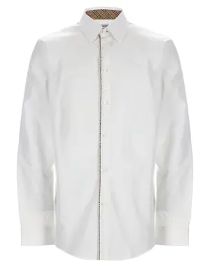 Burberry Camicia Con Finiture "check