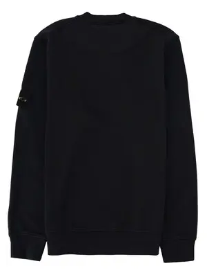 Stone Island Felpa Con Patch Logo