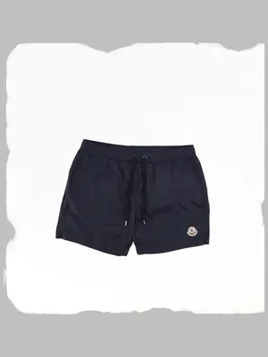 Moncler Costume Da Bagno Con Patch Logo