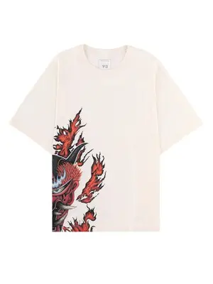 Y3 T-shirt Con Stampa