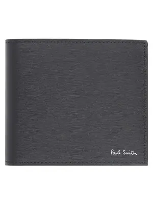 Paul Smith Portafoglio Bi-fold In Pelle - Black