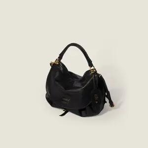 Miu Miu Rendez-vous Leather Bag - Black