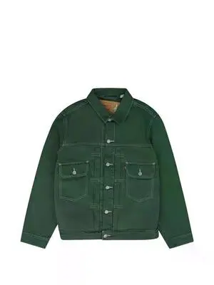 DENIM TEARS X Levi's Adg Type-2 Long-sleeve Denim Jacket - Green
