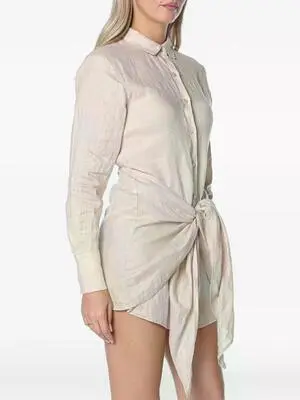 MC2 SAINT BARTH Linen Shirt Dress
