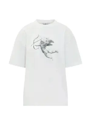 Fiorucci Cupid-print T-shirt - White