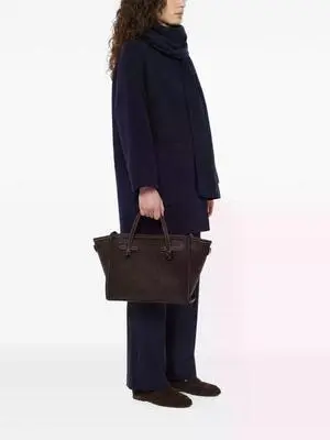GIANNI CHIARINI Grained Leather Tote Bag