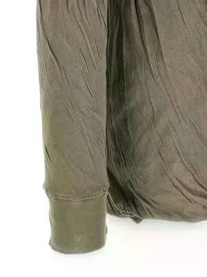 Rick Owens Jumbo Double Ls T In Drk Pearl Unstable Cotton